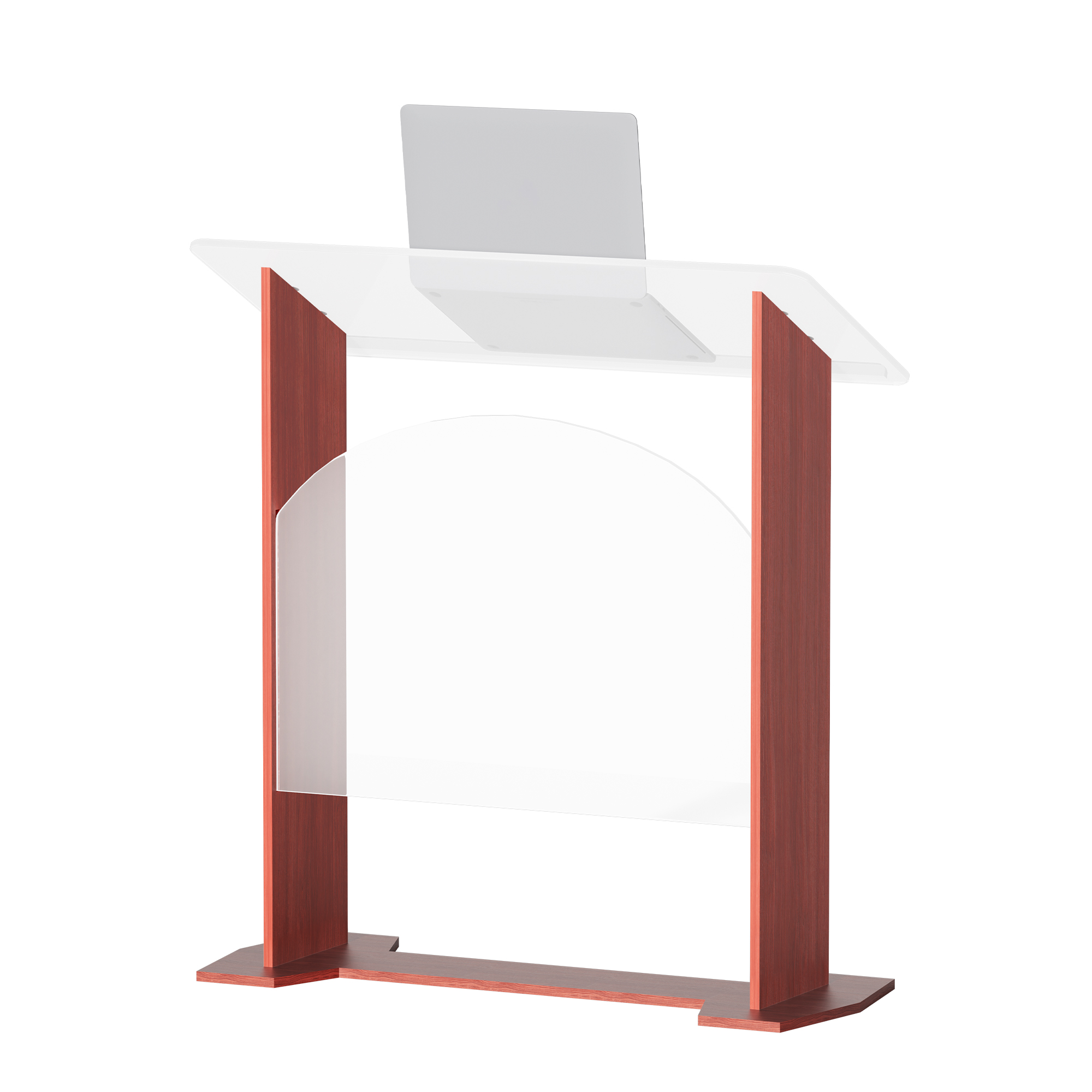 Pyle Portable Adjustable Lectern Presentation Podium Stand with Laptop ...