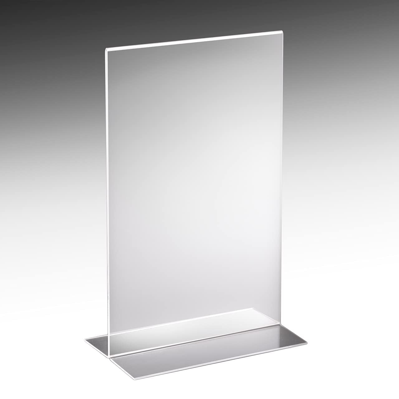 Large Acrylic Sign Holder - Bottom Load - Portrait -11"w x 17"h Insert ...