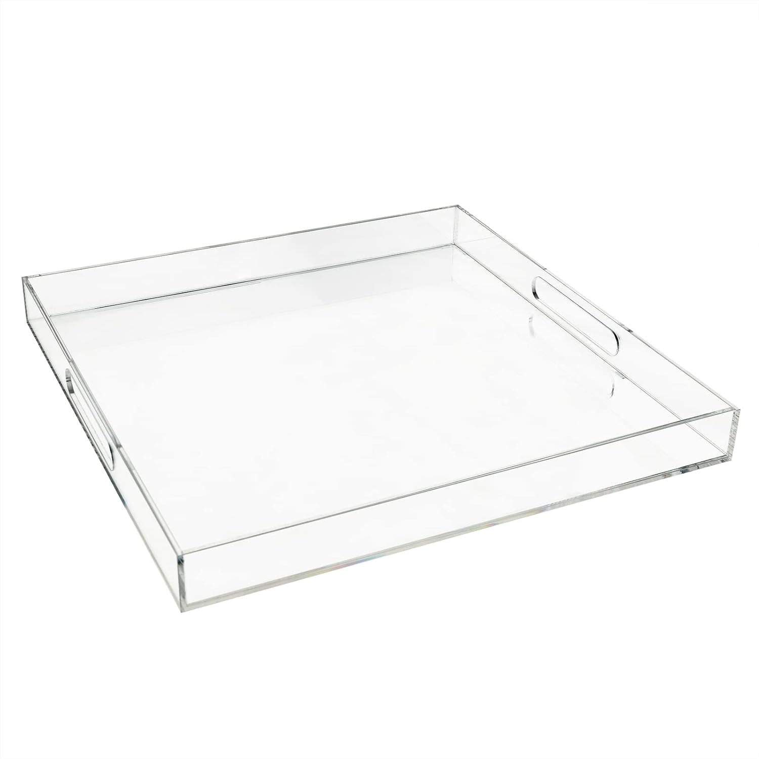 Large Acrylic Tray Extra Acrylic Serving Tray Organizer Clear Tray ...