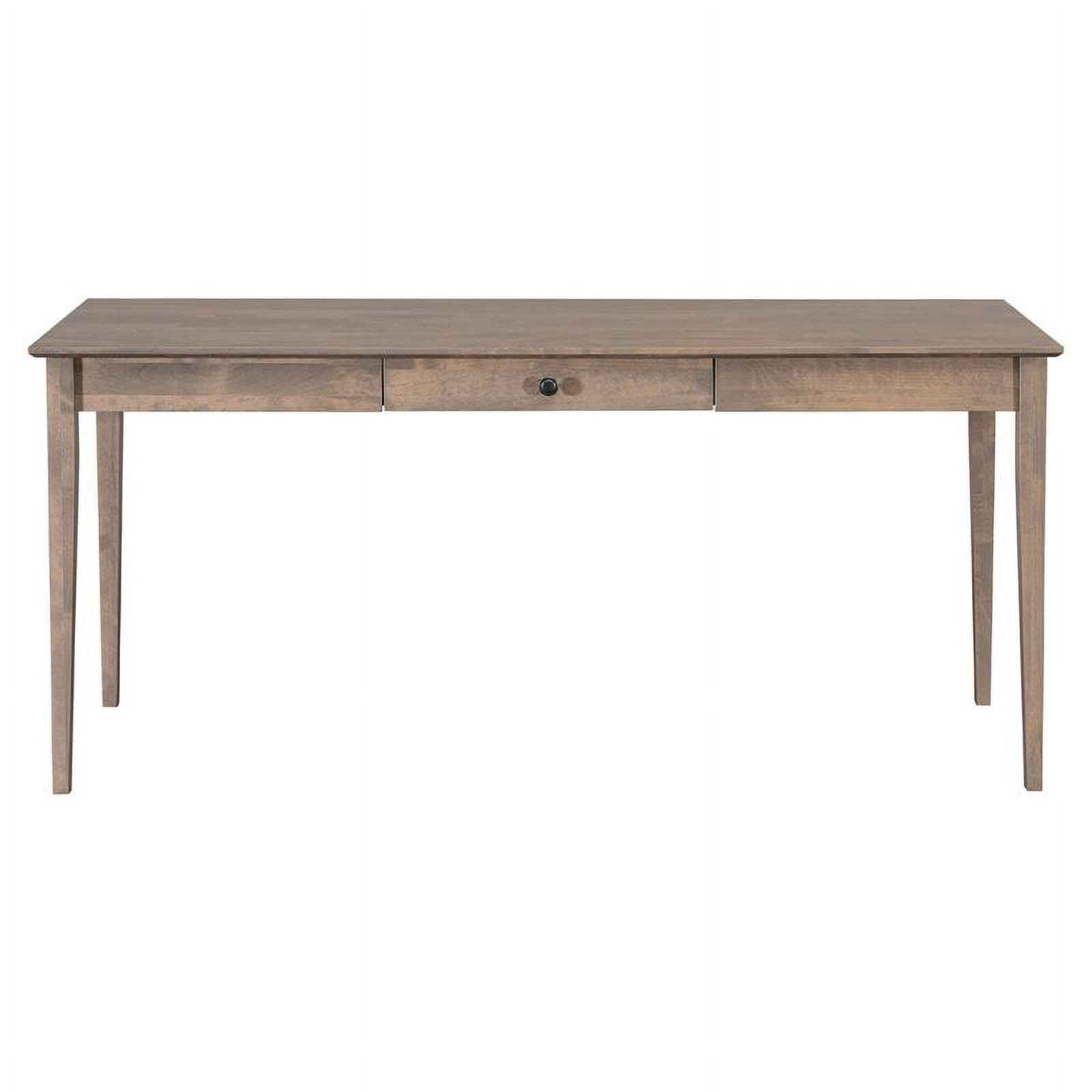 Large Alder Wood Writing Desk in Sandy Gray - Built in the USA ...