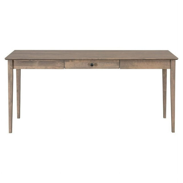 Large Alder Wood Writing Desk in Sandy Gray - Built in the USA ...