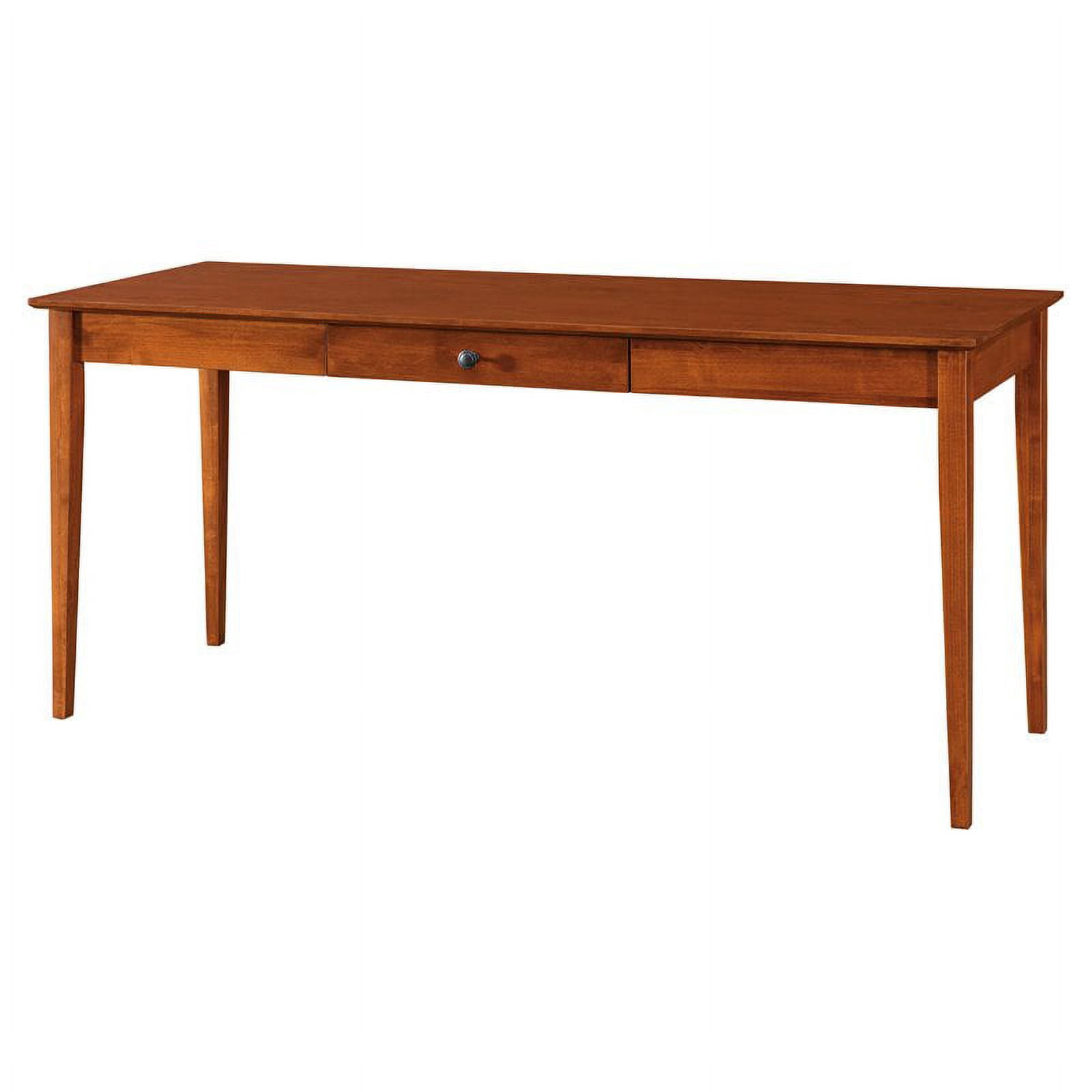 Large Alder Wood Writing Desk in Warm Cherry - Built in the USA ...