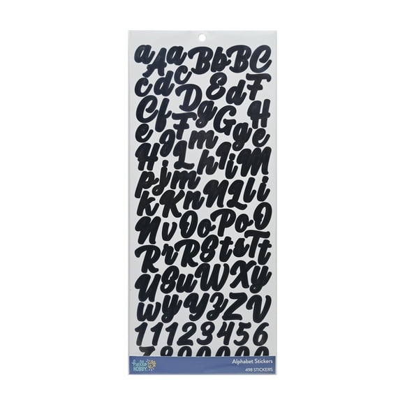 Small Letter Stickers