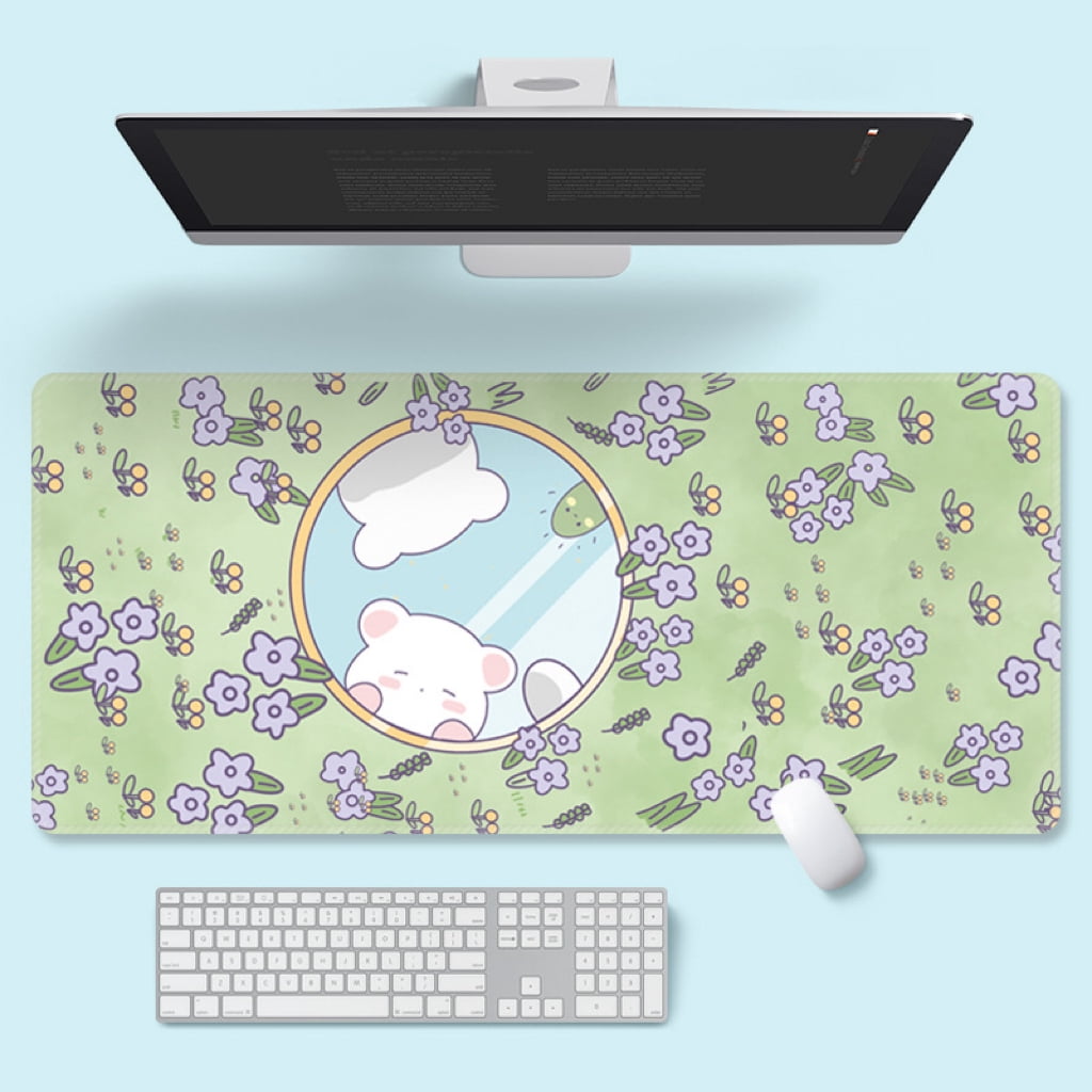 Large Anime Pink Mouse Pad Oversized Personality Girl Office Keyboard ...