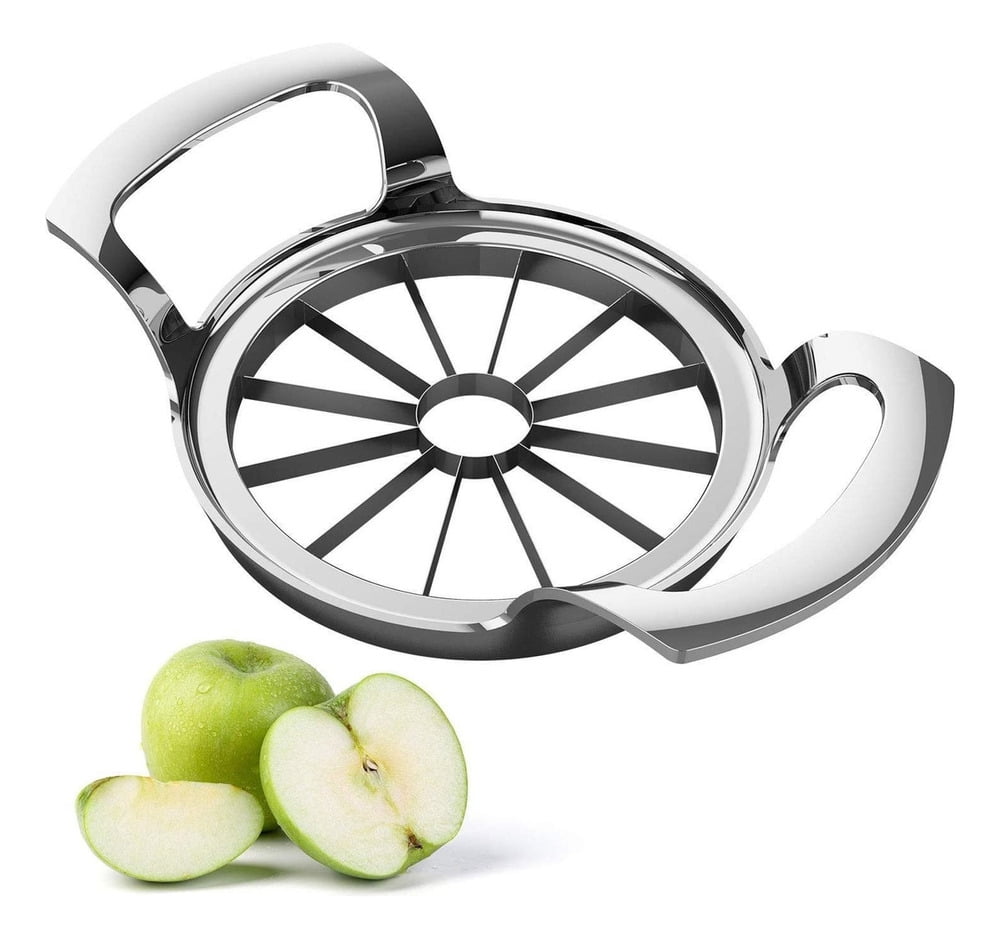 Large Apple Slicer with 12 Blades Easy Fruit Cutter for Quick Slicing ...