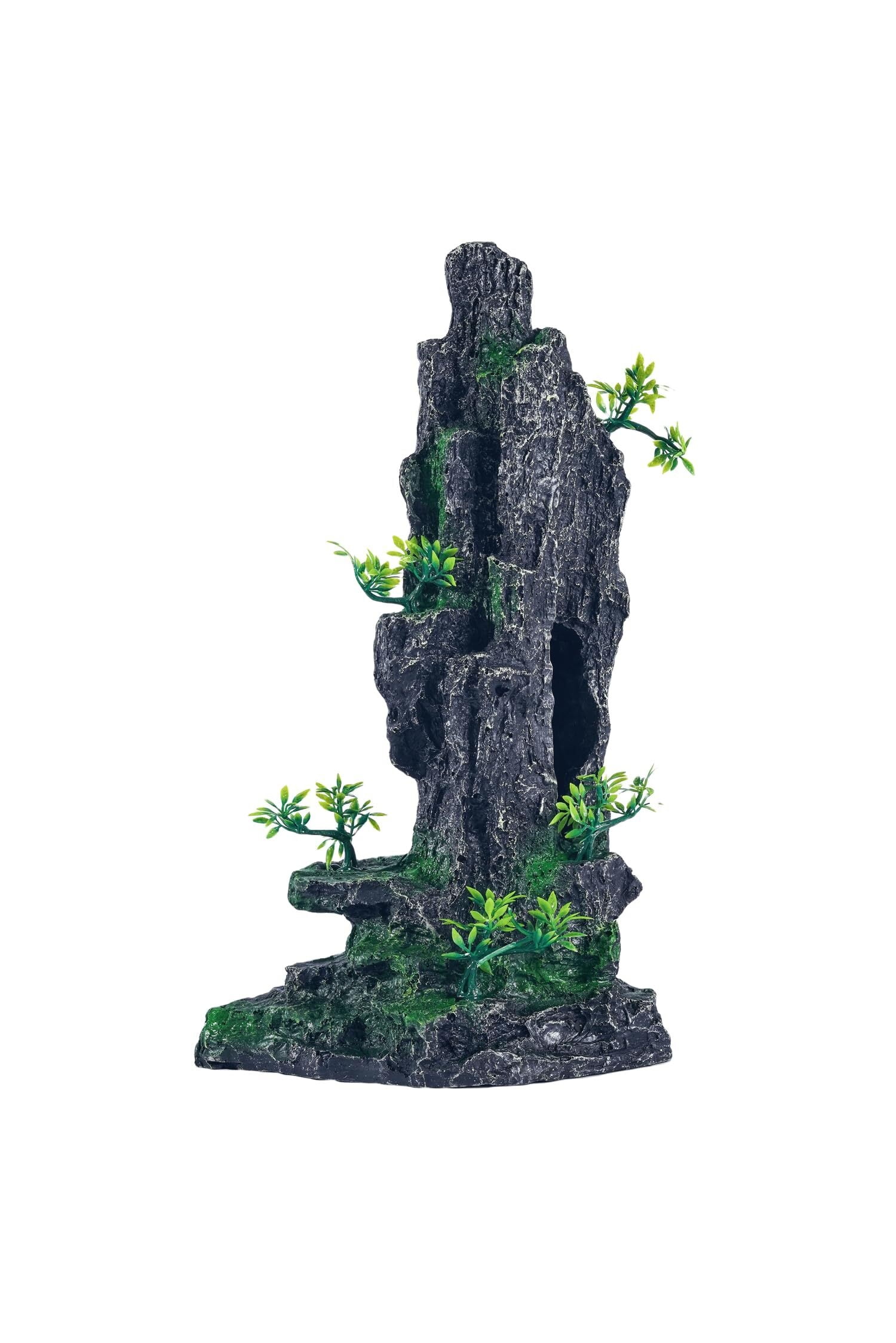 Large Aquarium Decor - Fish Tank Decorations with Mountain View Stone ...