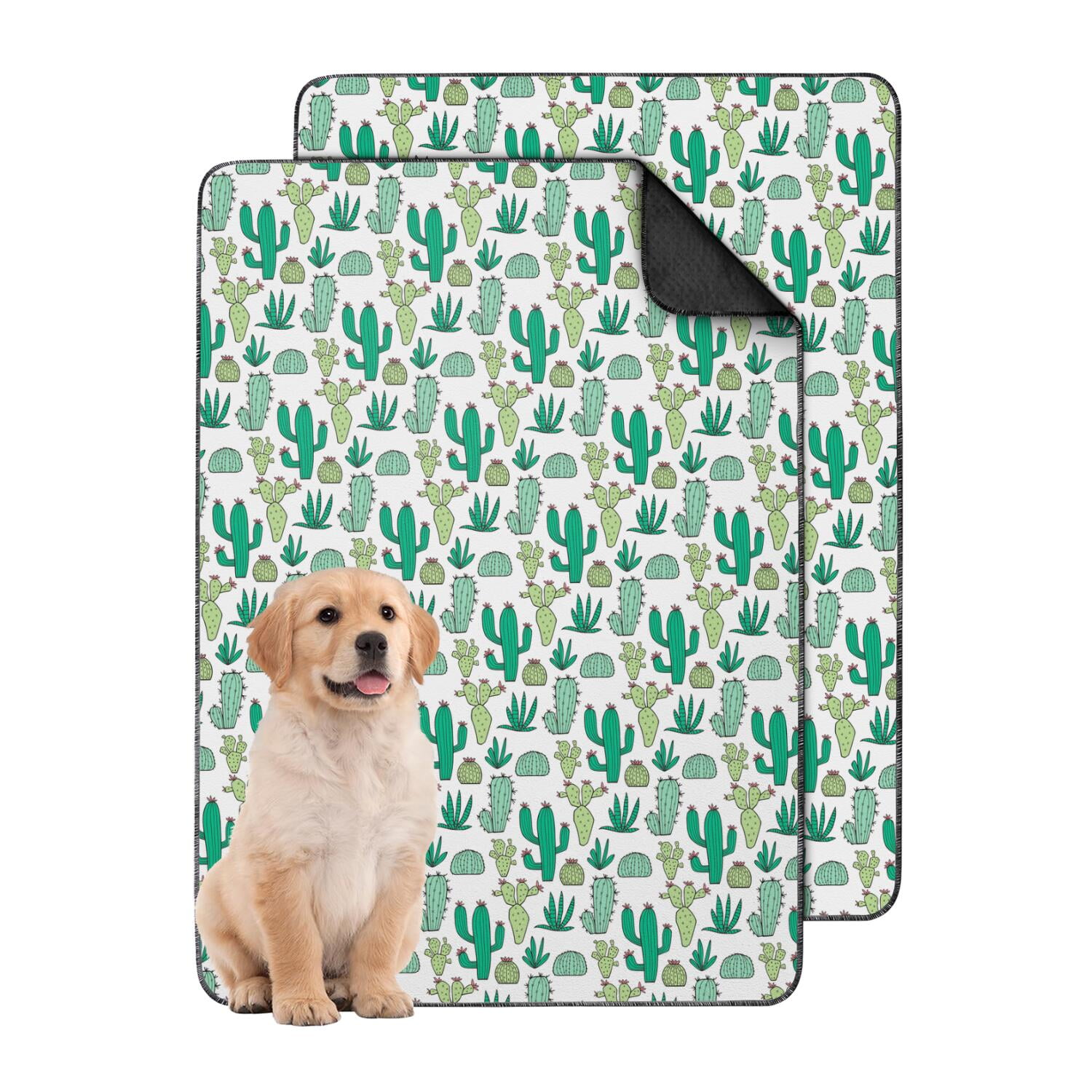 Large Area 24" x35" Washable Pet Training Pads, Reusable Non-Slip Dog ...