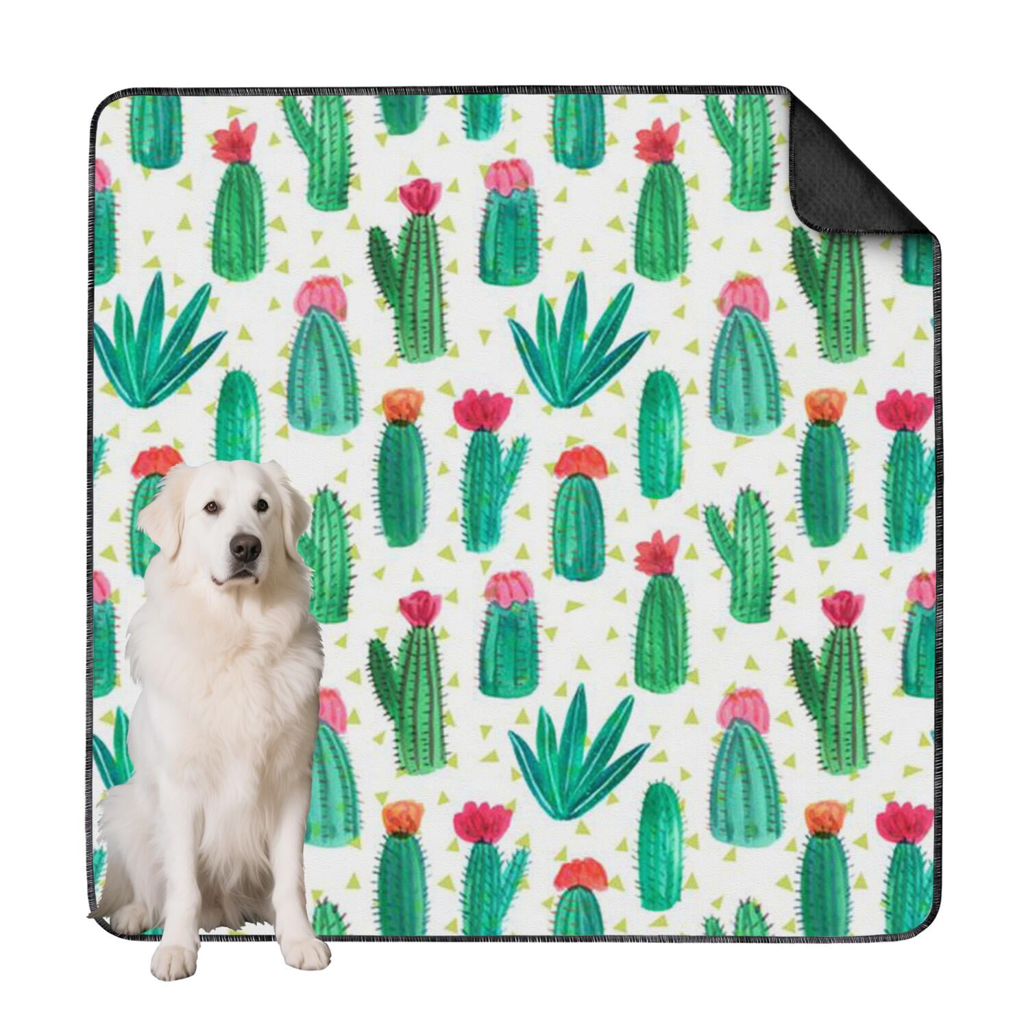 Large Area 72"x72" Reusable Dog Floor Mats, Washable Pee Pads with Non ...