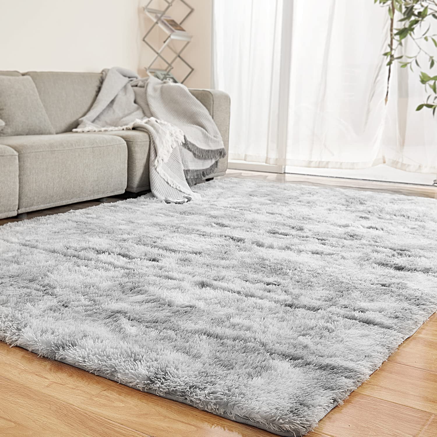Large Area Rugs 8x10 for Living Room Bedroom, Indoor Soft Fuzzy Shaggy ...