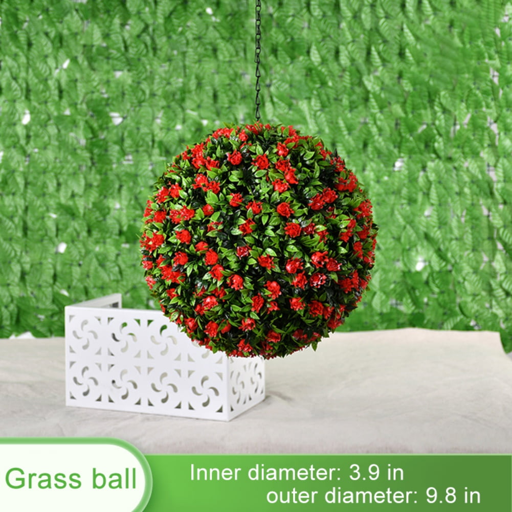 Artificial Milan Flower Ball Ball - Milan Grass Ball for Home Garden ...