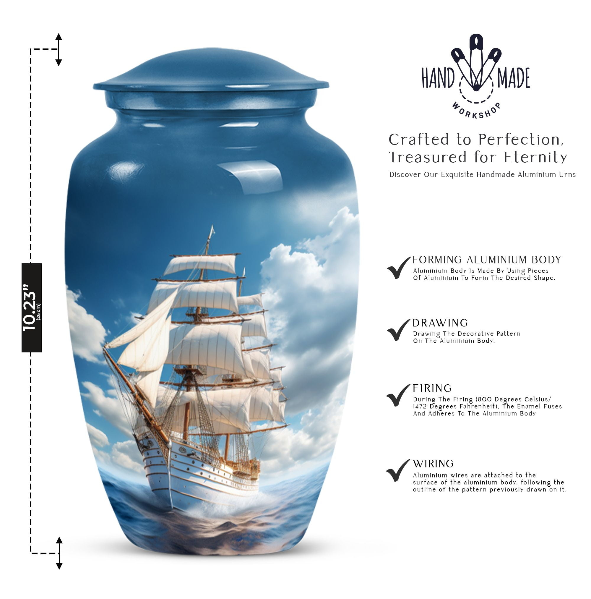 Large Astronaut Space Urn For Human Adult Mom & Dad - Urn For Mom Ashes ...