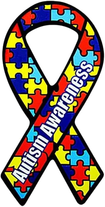 Large Autism Ribbon Car Magnet – Vibrant Designs to Show Support and ...