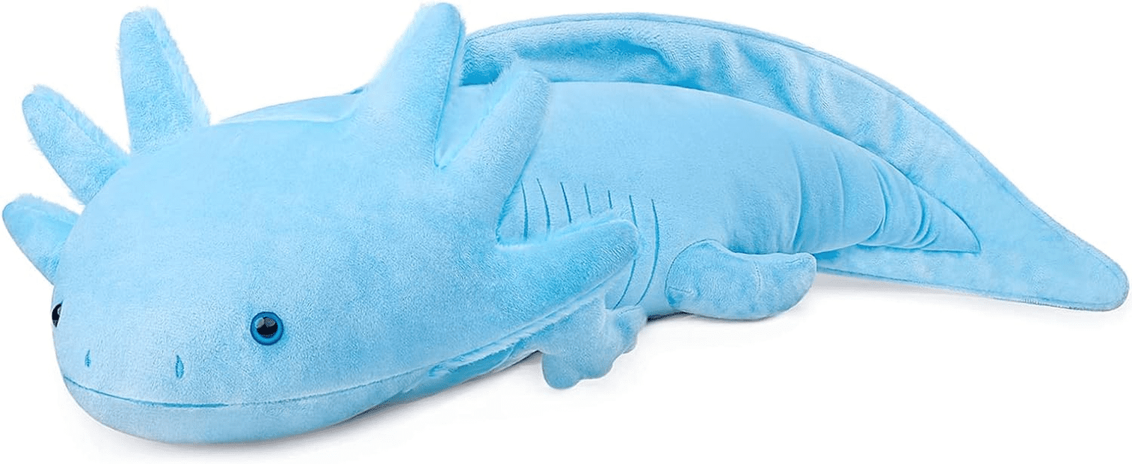 Large Axolotl Stuffed Animals - Super Blue Axolotl Plush Weighted Long ...