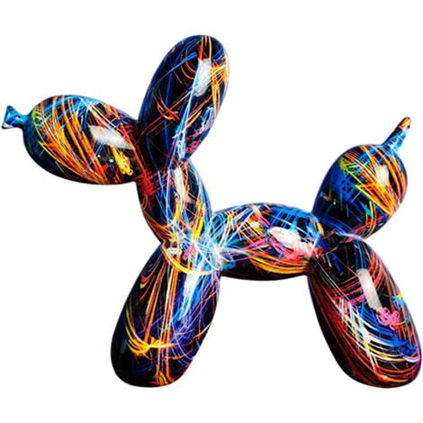 Large Balloon Dog Sculpture by Jeff Koons, Resin Craft Statues Balloon ...
