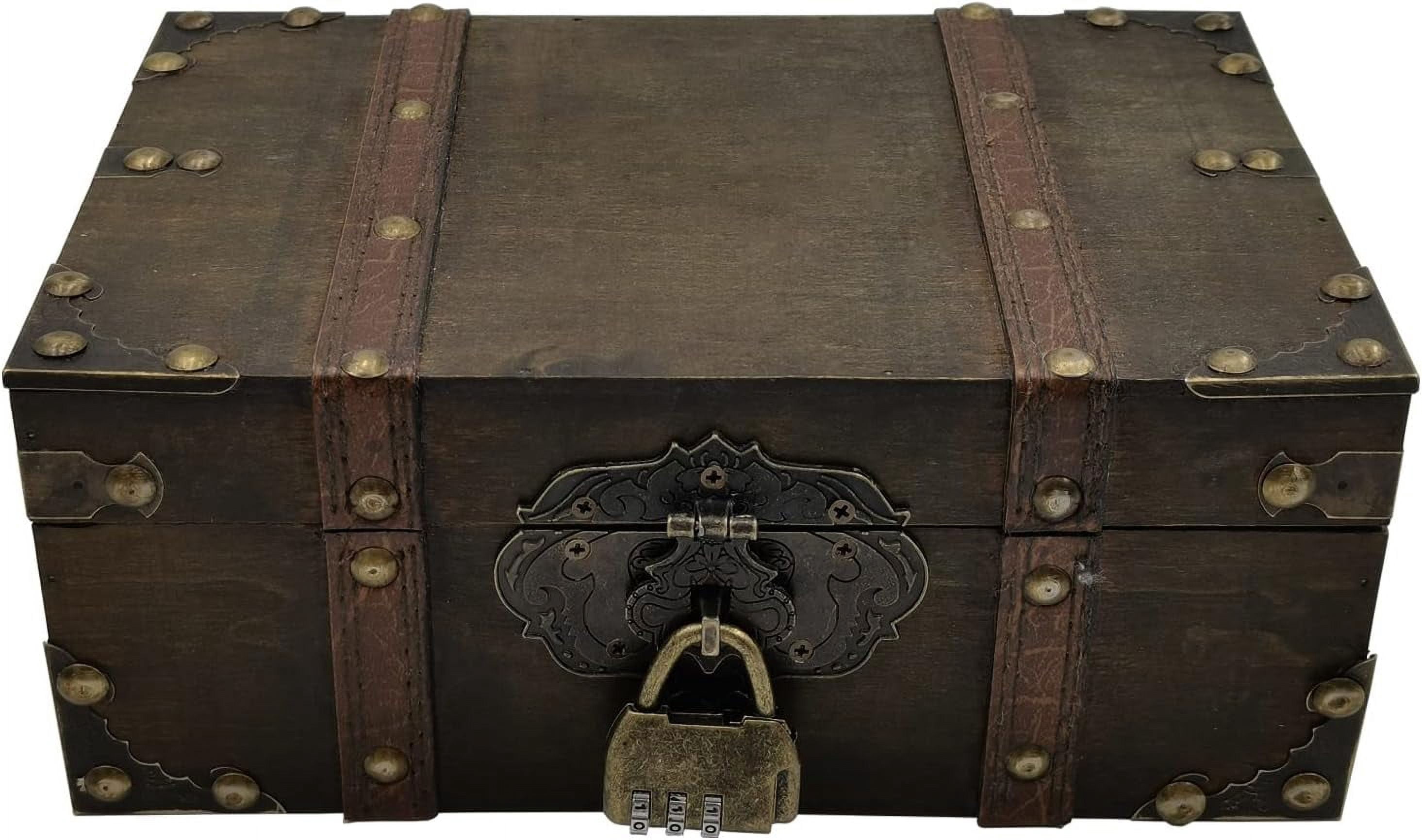 Large Bamboo Box with Combination Lock – Decorative Boxes with ...