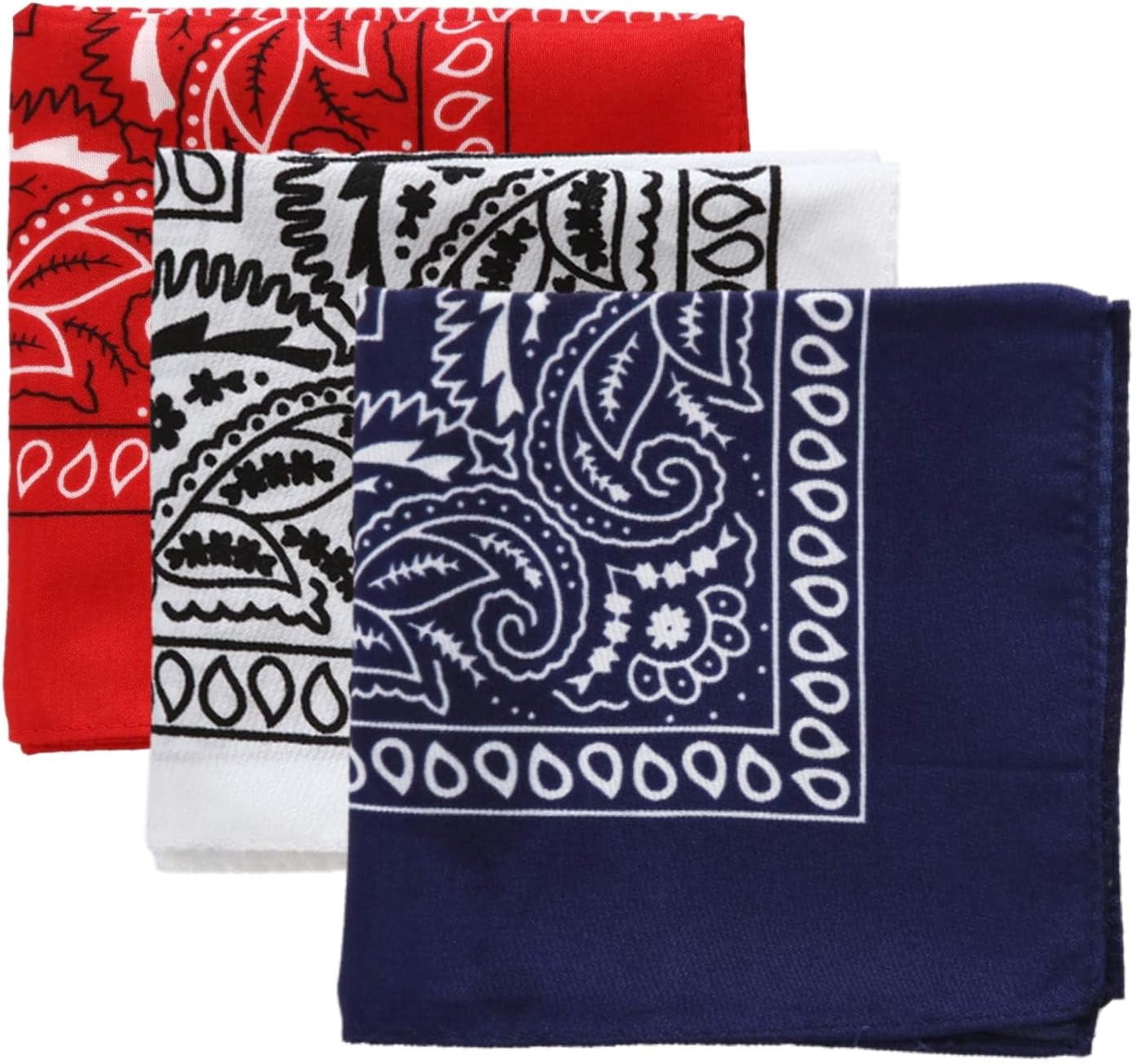 Large Bandana Headband - Handkerchief Bandanas for Men & Women ...