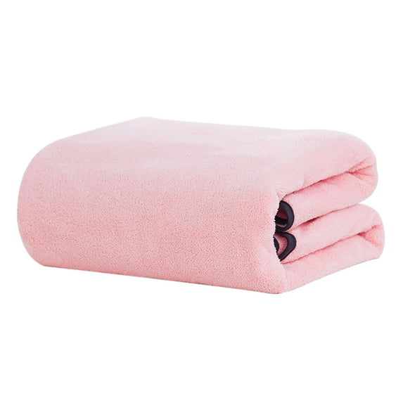 Large Bath Towel with Velvet Texture for Adult Use, Water Absorbent ...
