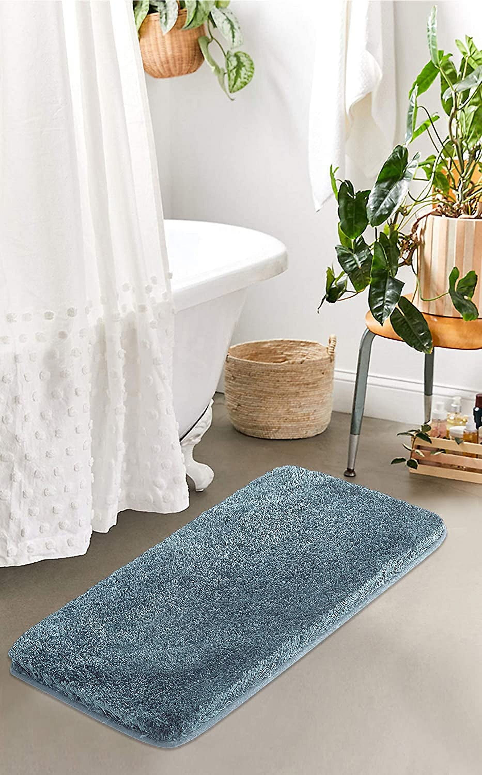 Large Bathroom Rug Extra Soft And Absorbent Shaggy Bathroom Mat (24 X ...