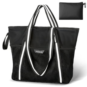 DAKIMOE Beach Bags For Women - Large Beach Tote Bags with Zipper ...