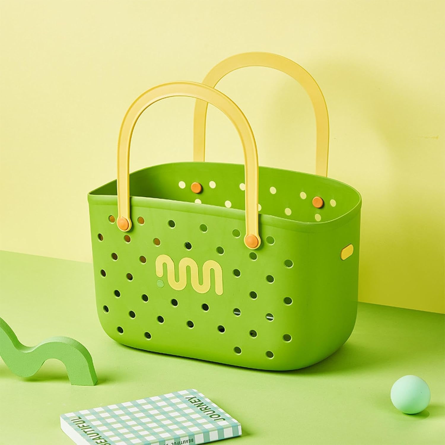 Large Beach Rubber Tote Bags for Women, Waterproof Simple Modern Tote ...
