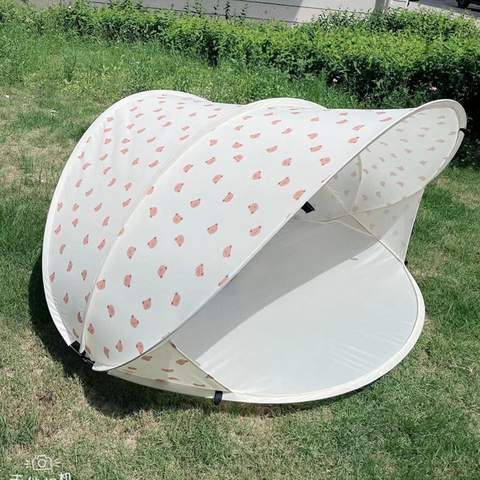 Large Beach Tent for 1-4 Person, Portable Automatic Waterproof Tent ...