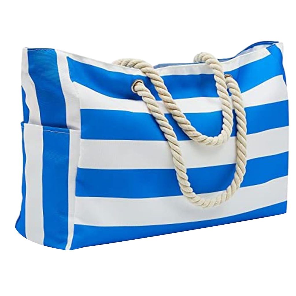 Large Beach Tote for Women Vacation Waterproof Sandproof Swim Pool Tote ...
