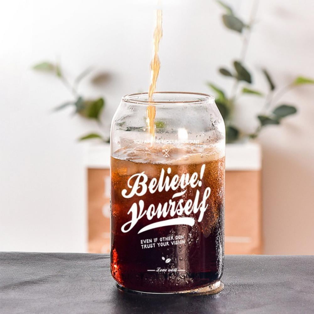 Large Beer glasses,20 oz Can Shaped Beer Glasses, Elegant Shaped ...