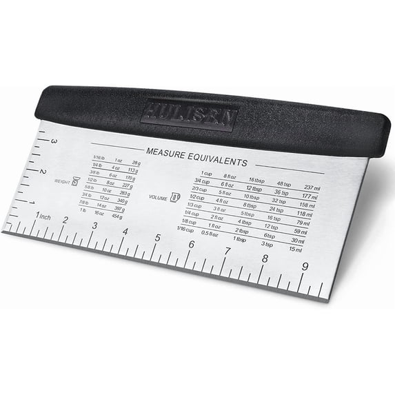 Large Bench Scraper for Baking, 10 inch Dough Pastry Scraper with ...