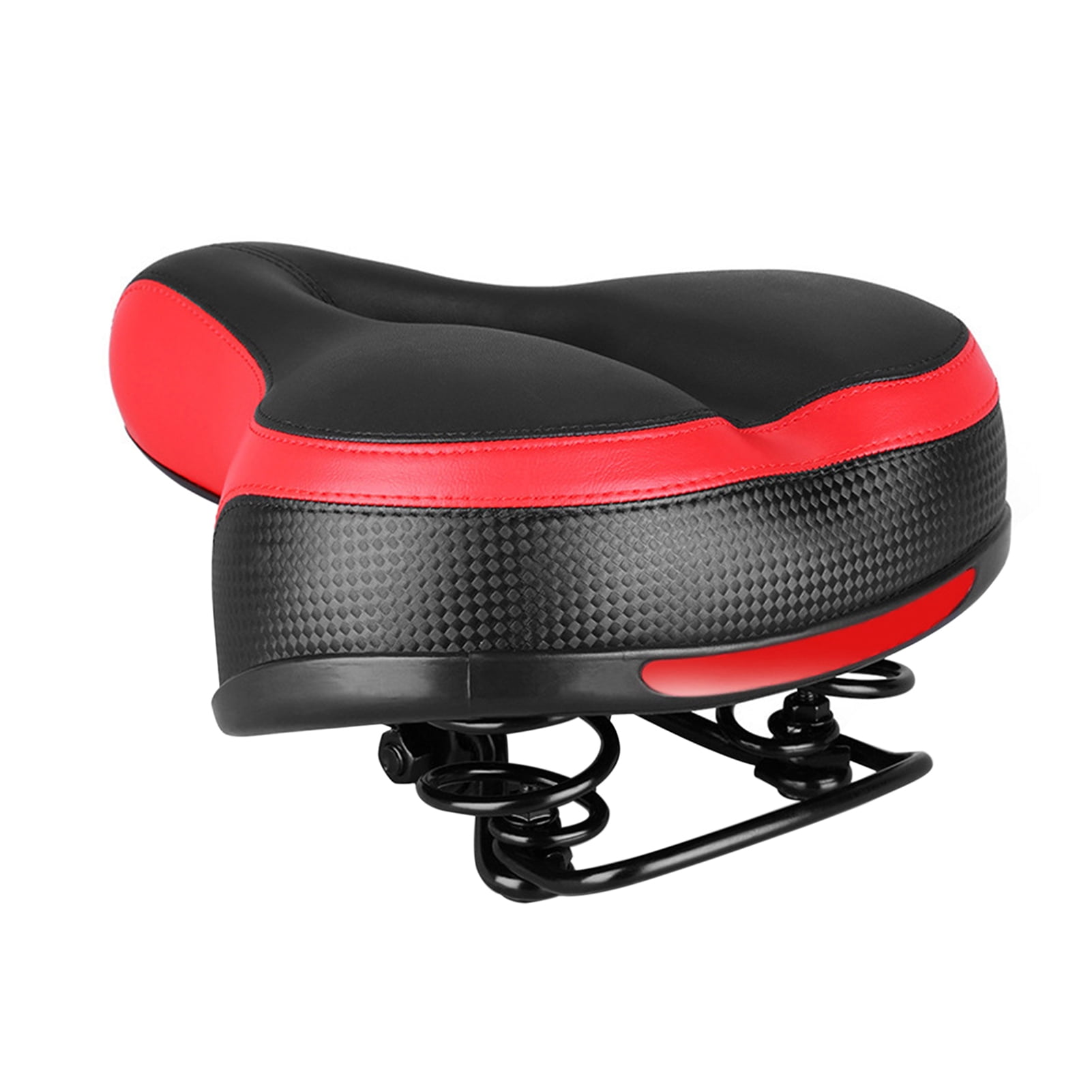 Large Bicycle Seat Elastic Wear-resistant Saddle Hollow Breathable ...