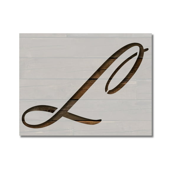 Old English Letters Stencil