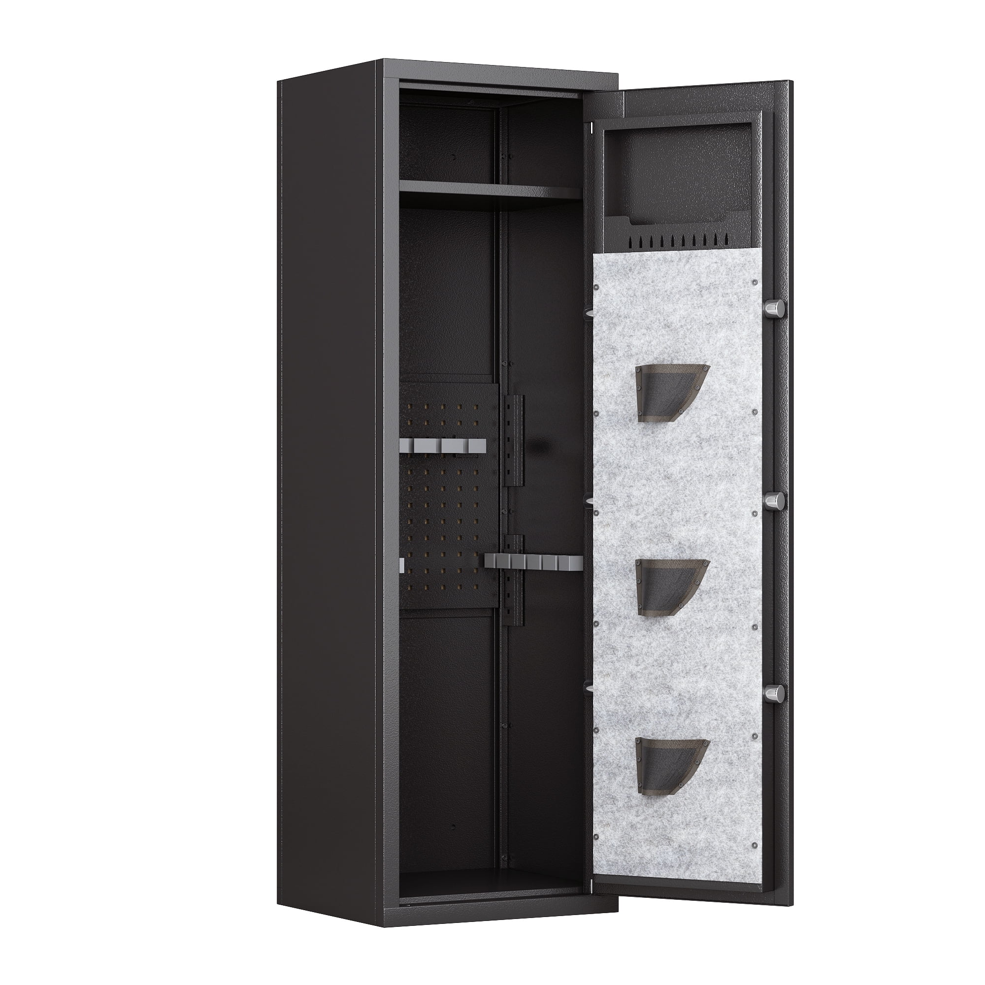 Large Biometric Gun Safe for Rifles & Handguns - Heavy-Duty 55" Tall ...