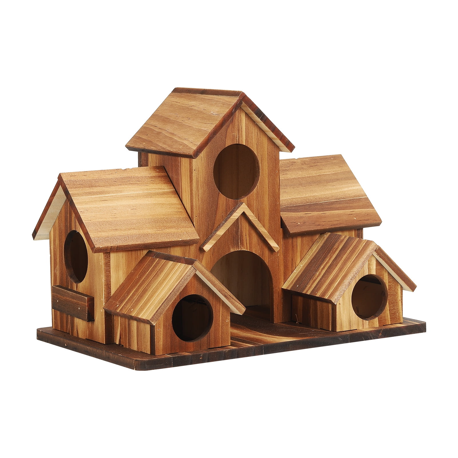 Large Bird House for Outside Clearance, Wooden Hanging Bird House with ...