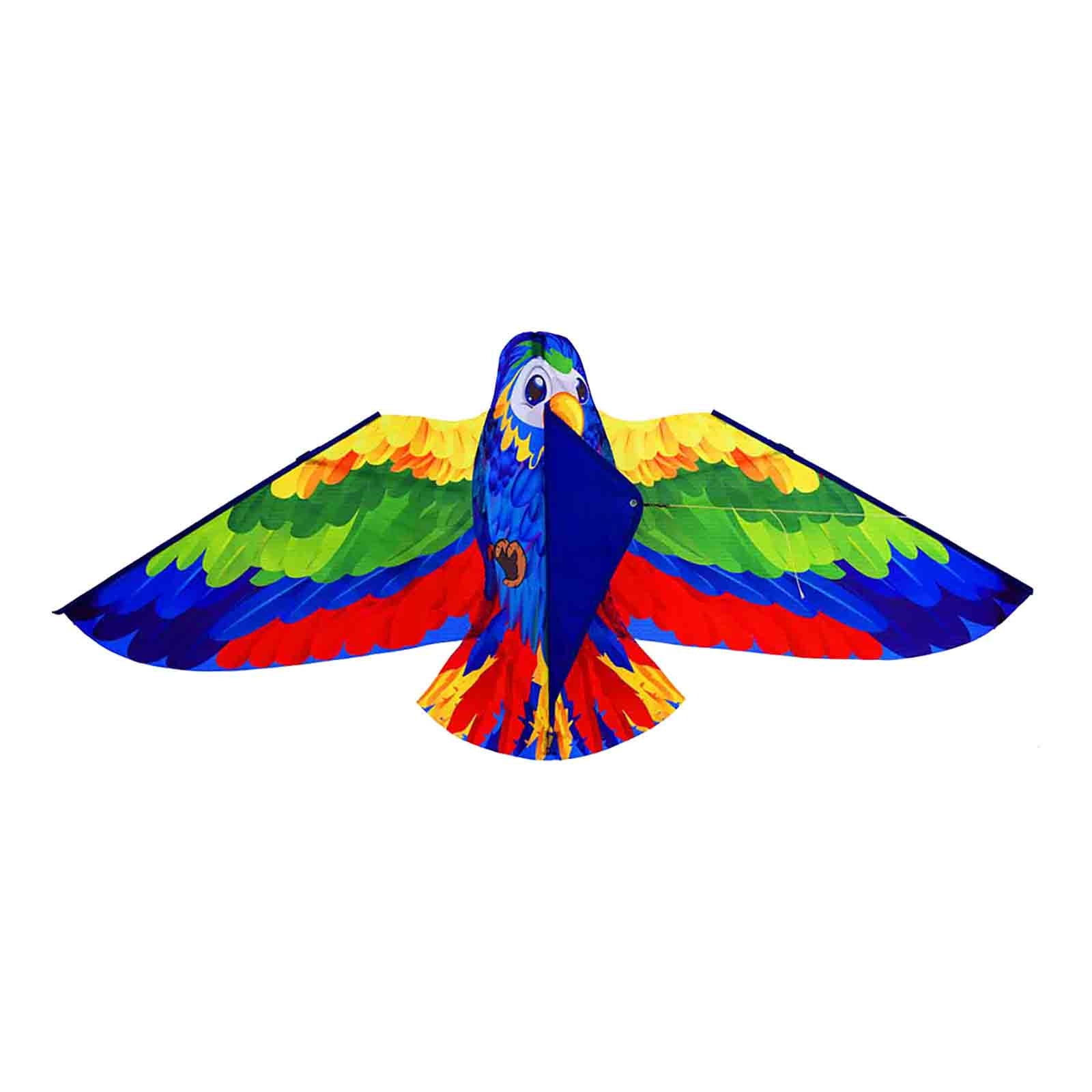 Large Bird Kite for Kids & Adults, Easy to Fly Parrot Kite & Single ...