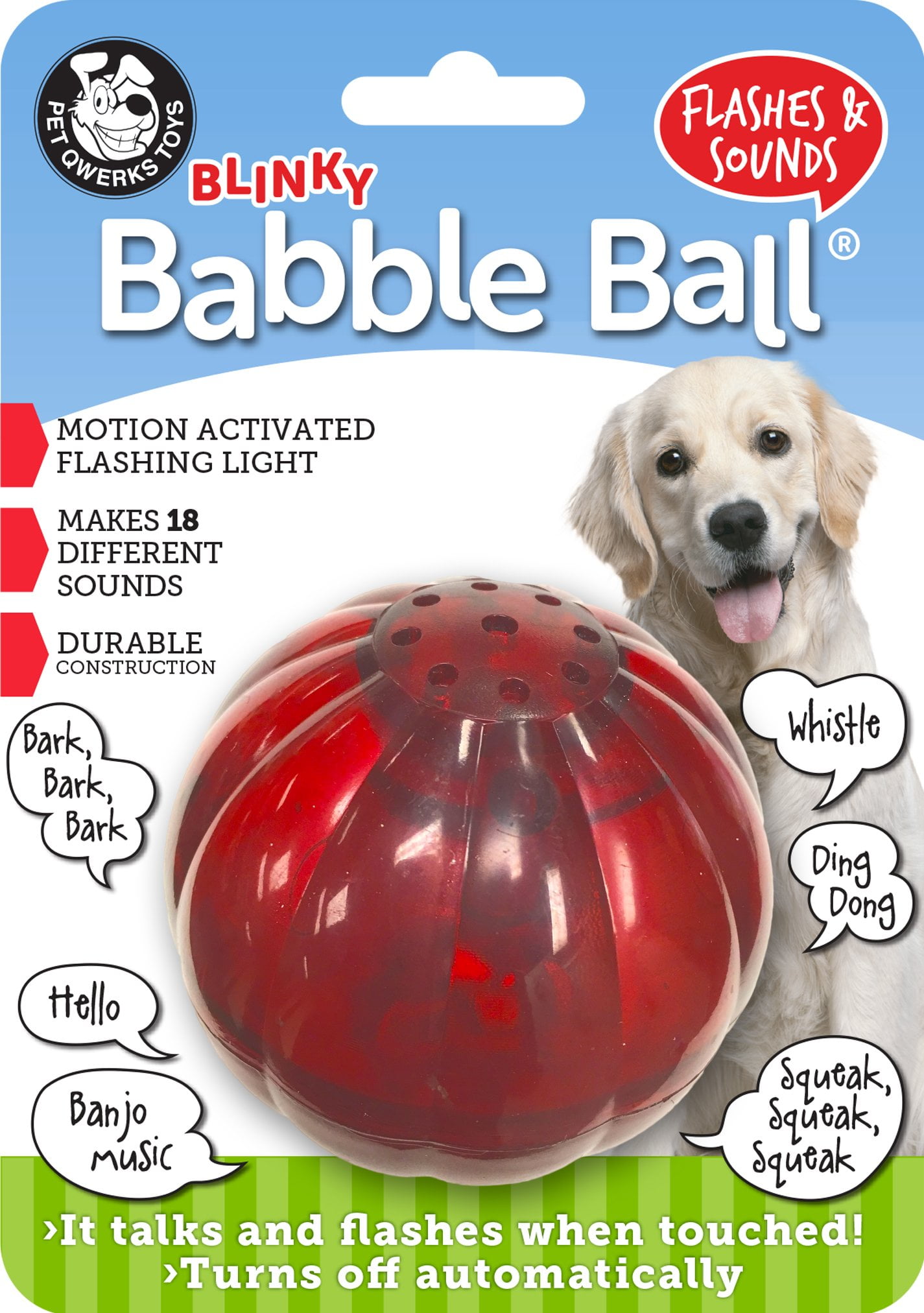 Large Blinky Babble Ball Flashes & Sounds - Walmart.com