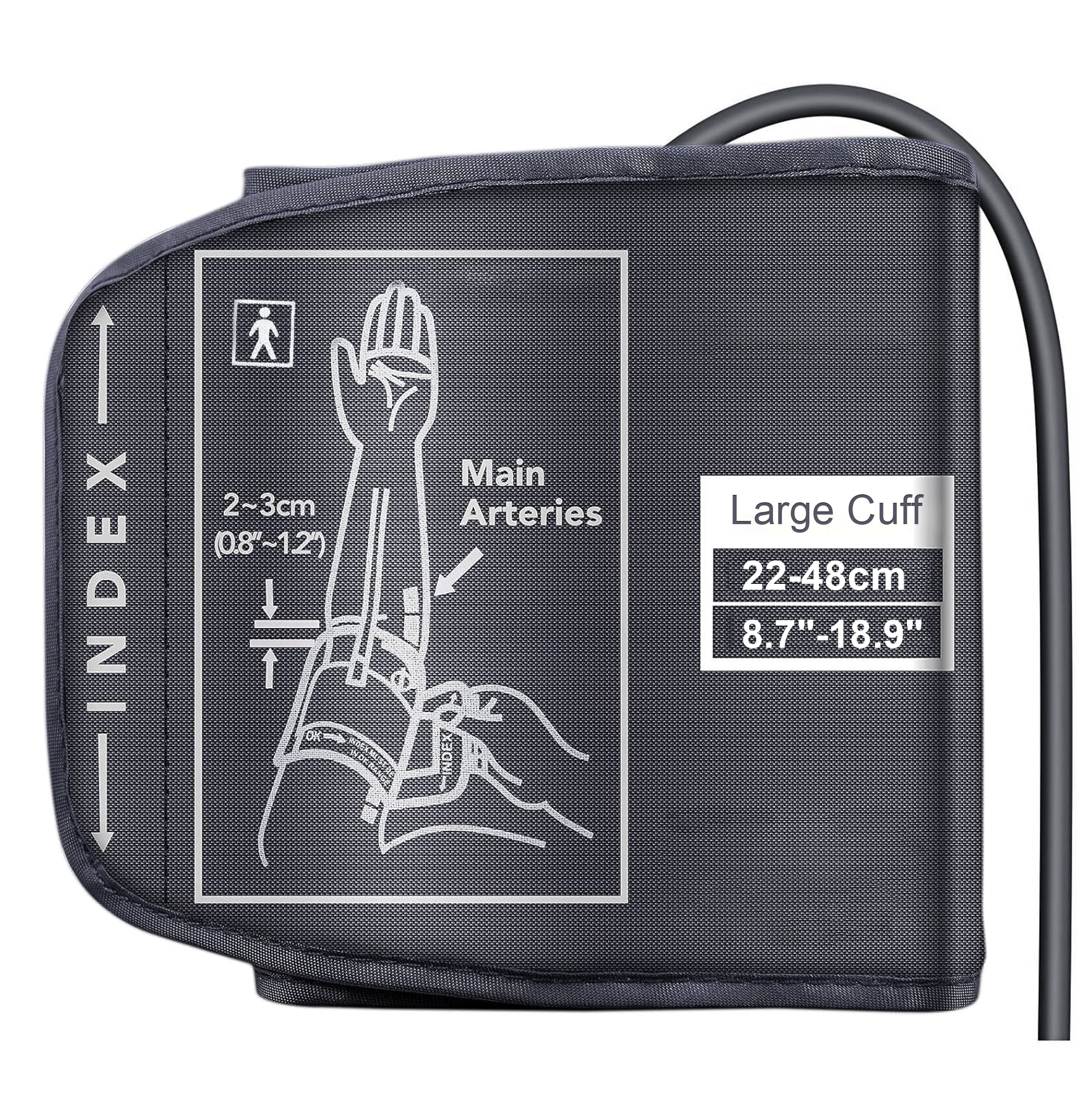 Large Blood Pressure Cuff, Replacement Large Cuff Compatible with Omron ...