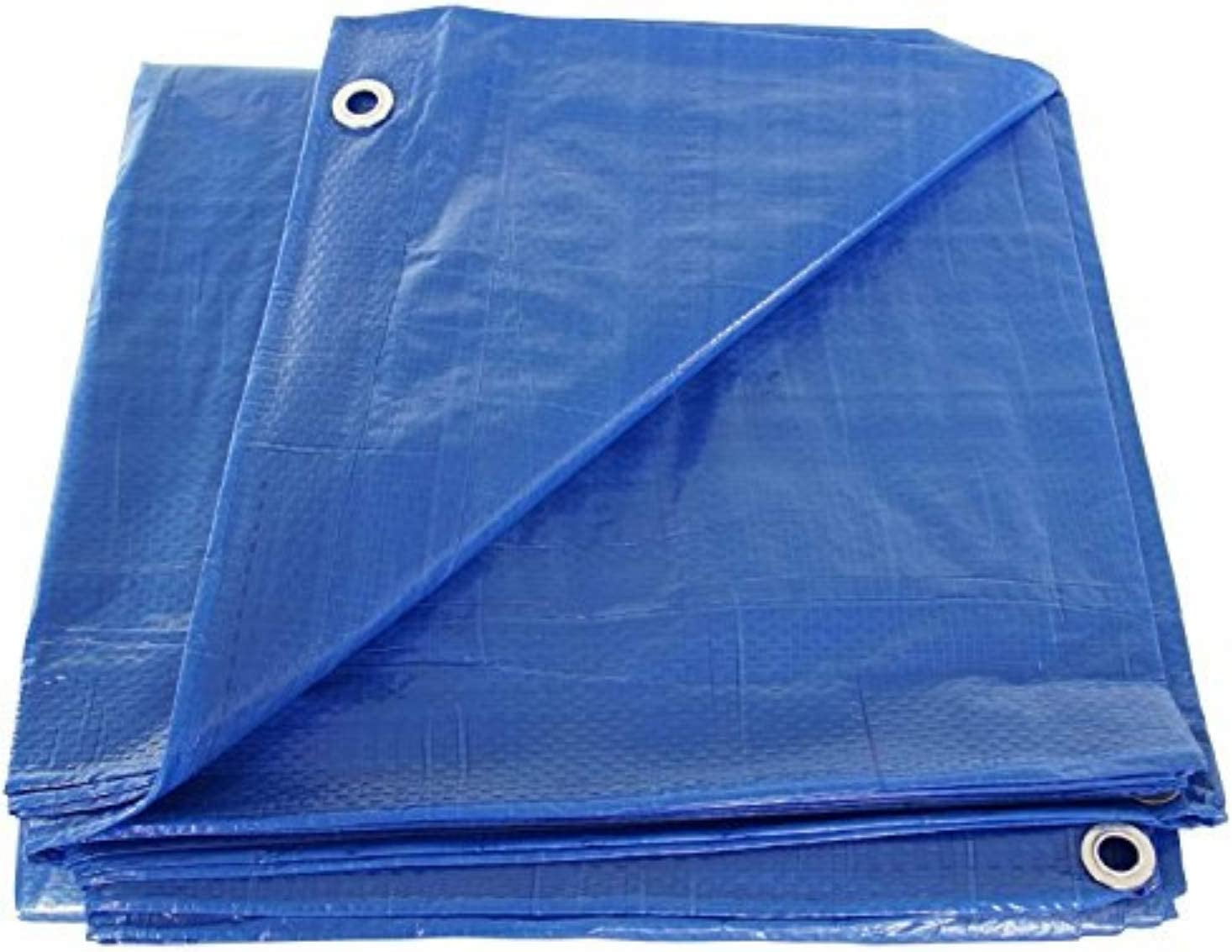 Large Blue Tarp Cover – Outdoor Tarp for Pools, Boats, Cars and Trucks ...
