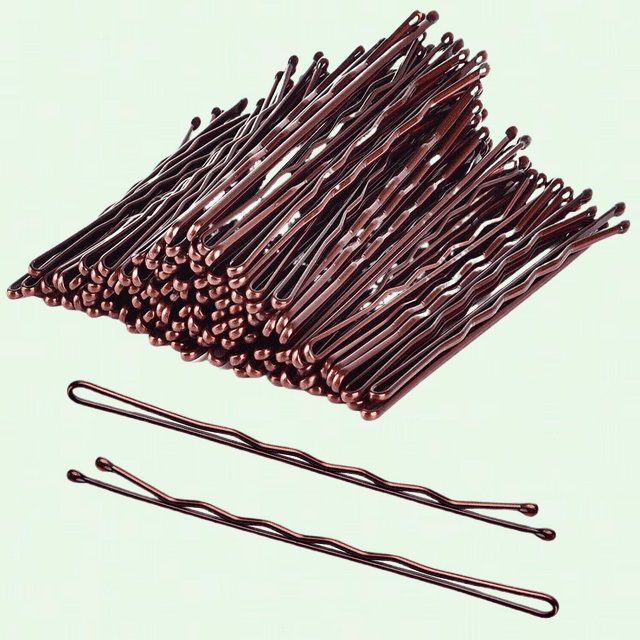 Large Bobby Pins Brown, 2.75" Jumbo Hair Pins for Thick Hair - 120 ...