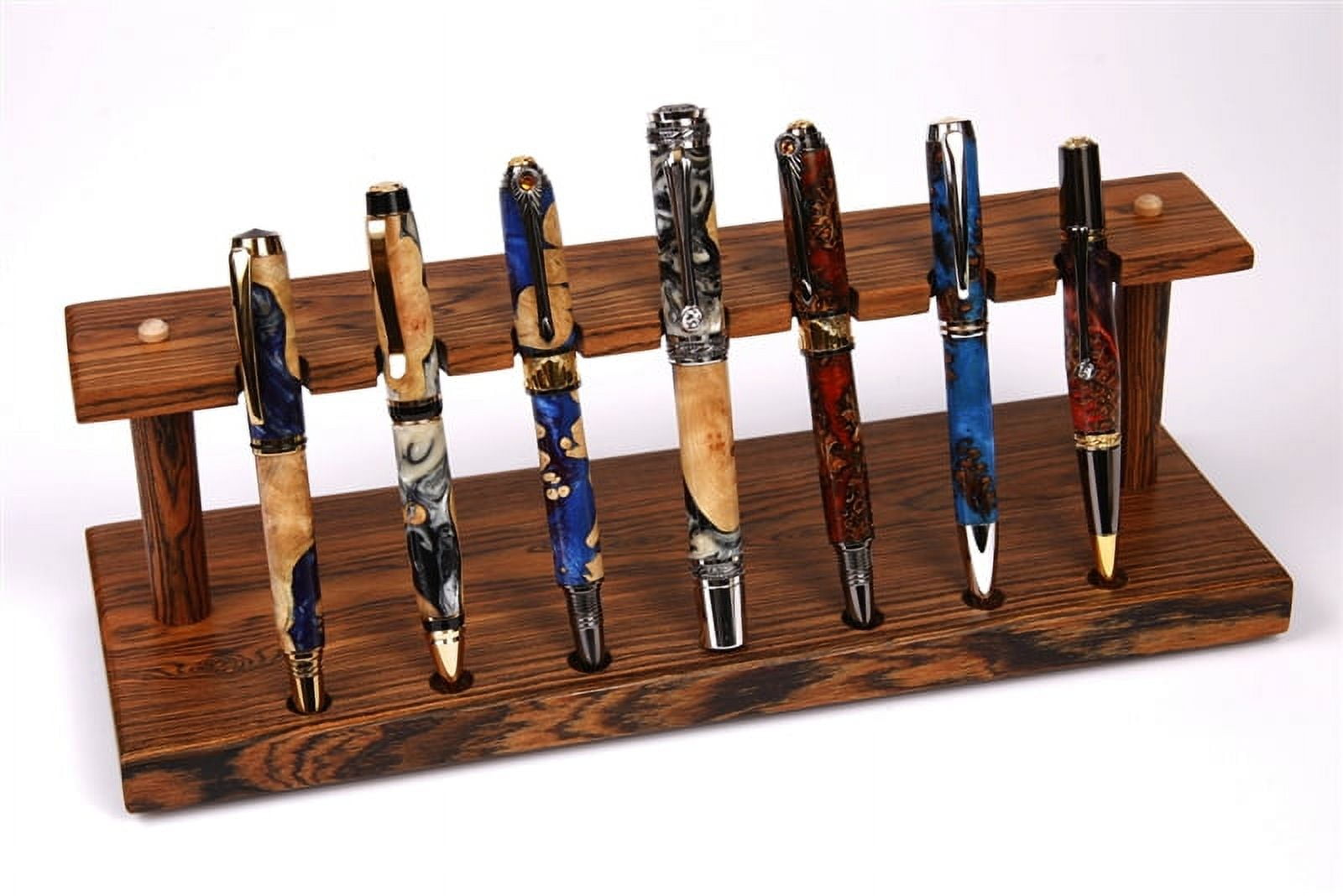 Large Bocote Upright Pen Stand - 7 Pen - Walmart.com