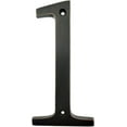 Large Bold 5" Aged Bronze Metal Flush House Address Numbers, Bold ...