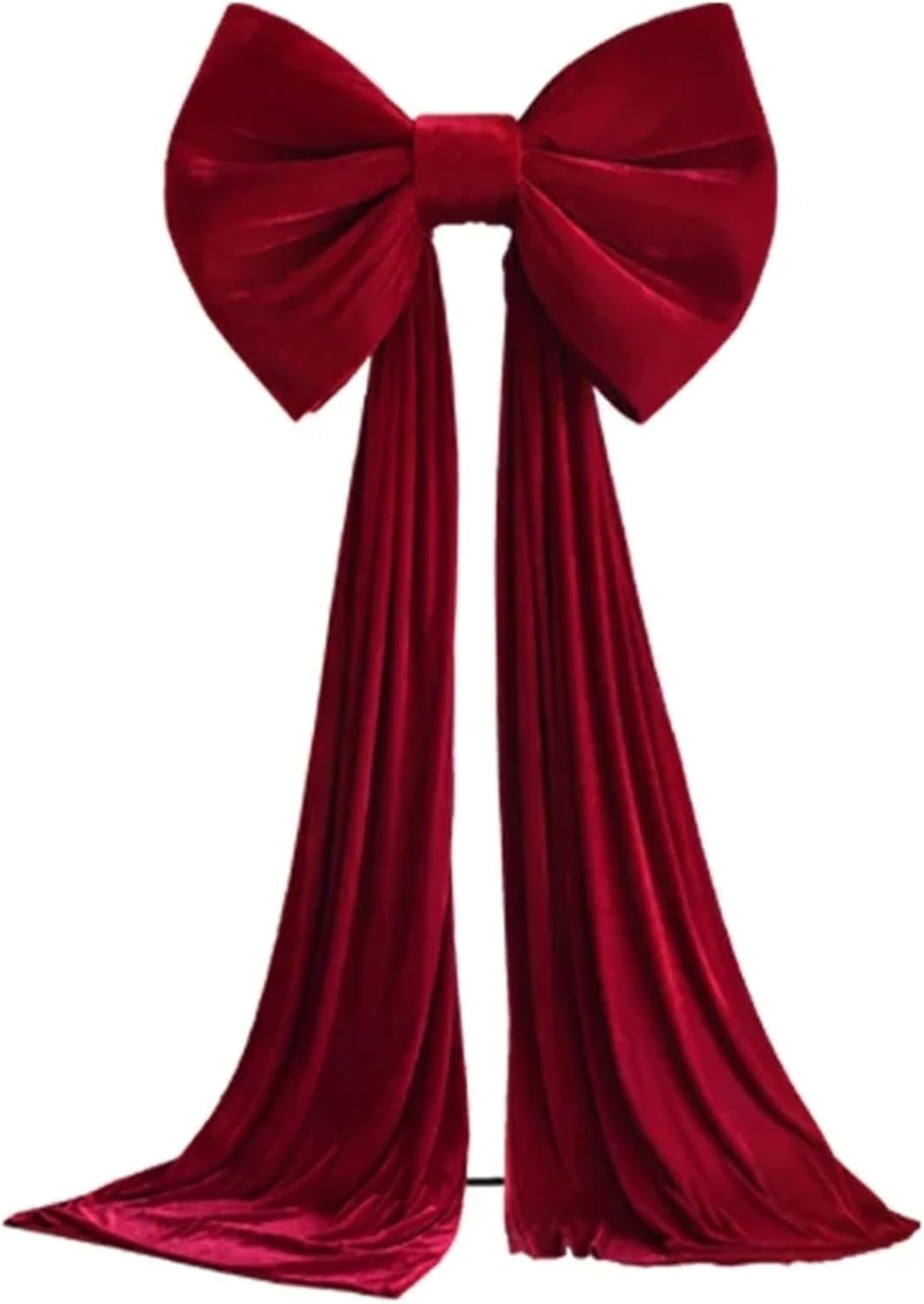 Large Bow Decoration Giant Red Velvet Bow Wedding Backdrops Wall ...