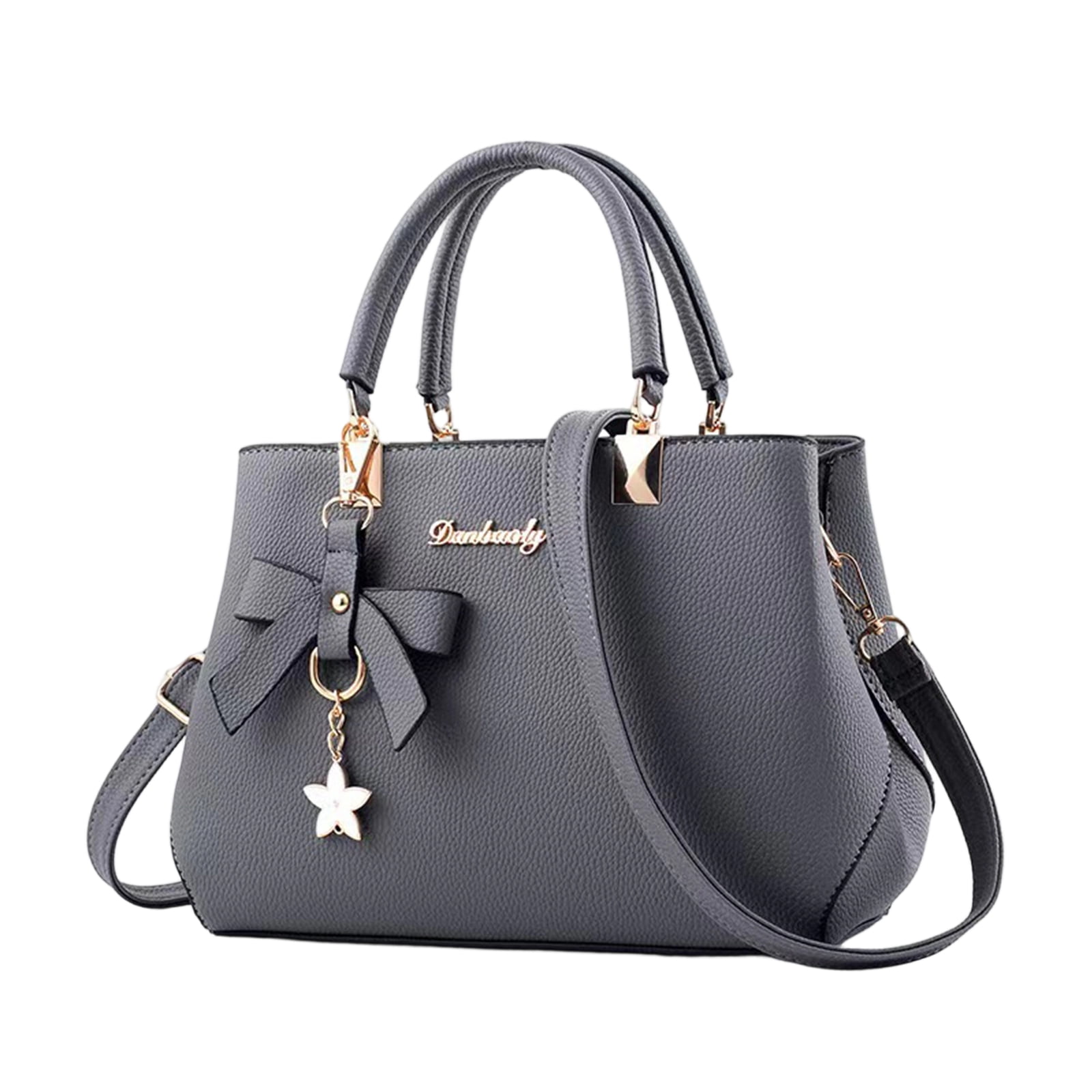 Large Bow Pattern Crossbody Leather Bags Women Shoulder Handbag for ...