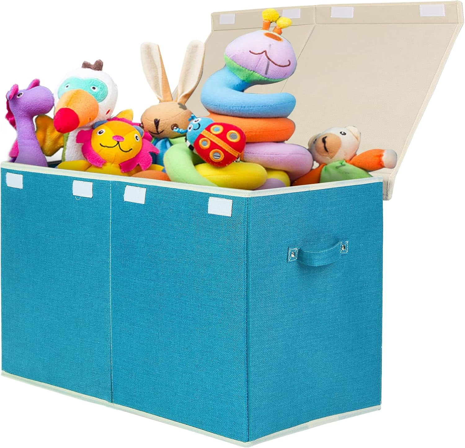 Large Box Chest Storage with Flip-Top Lid, Collapsible Bin Storage ...