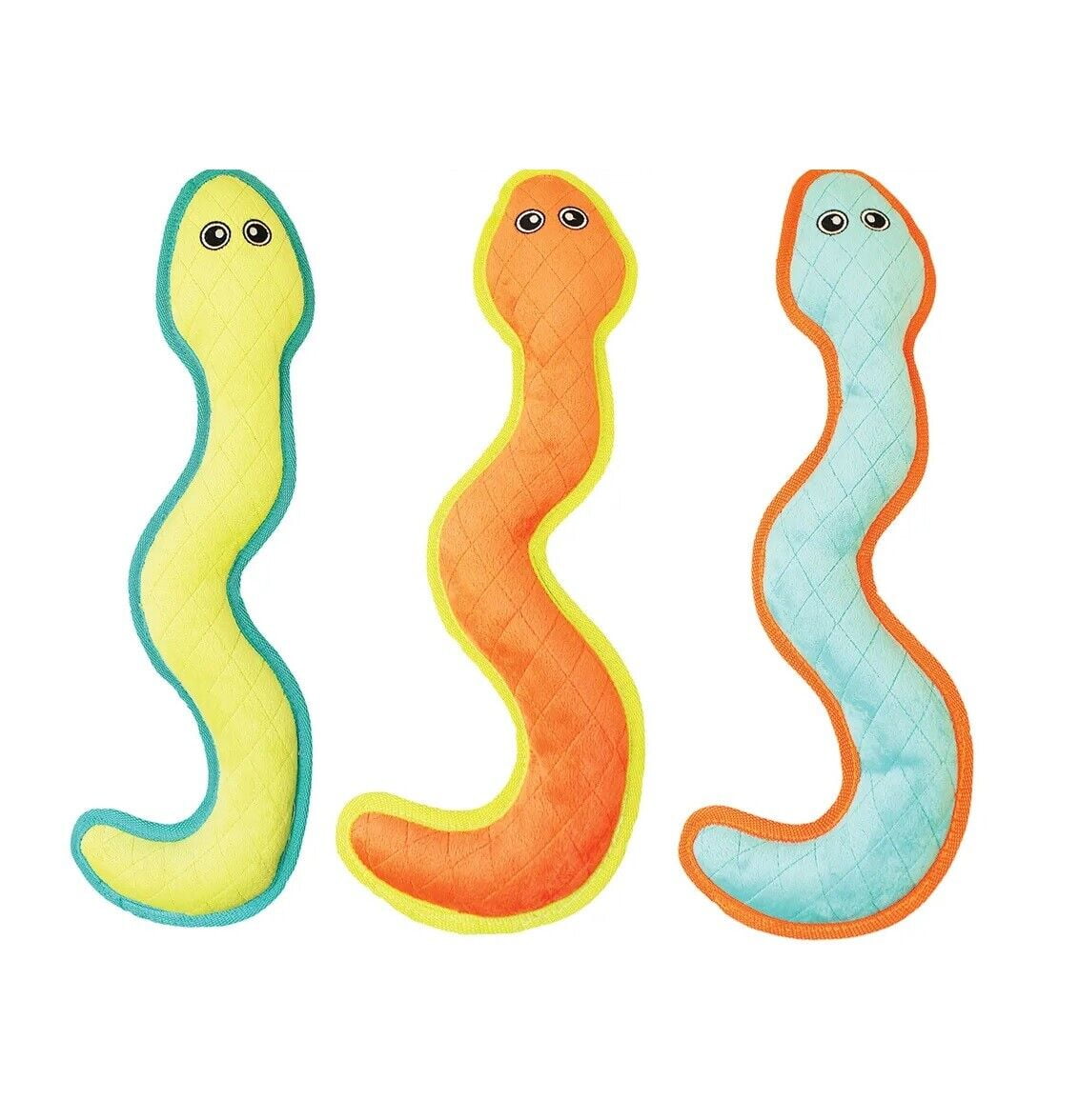 Large Breed Dog Toy Extremely Durable Bite Resistant Silly Snake Bright ...