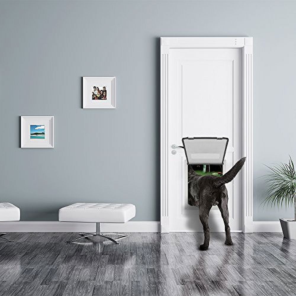 Large Breed Locking Pet Door – 14.5" x 12" Opening with Hard Plastic ...
