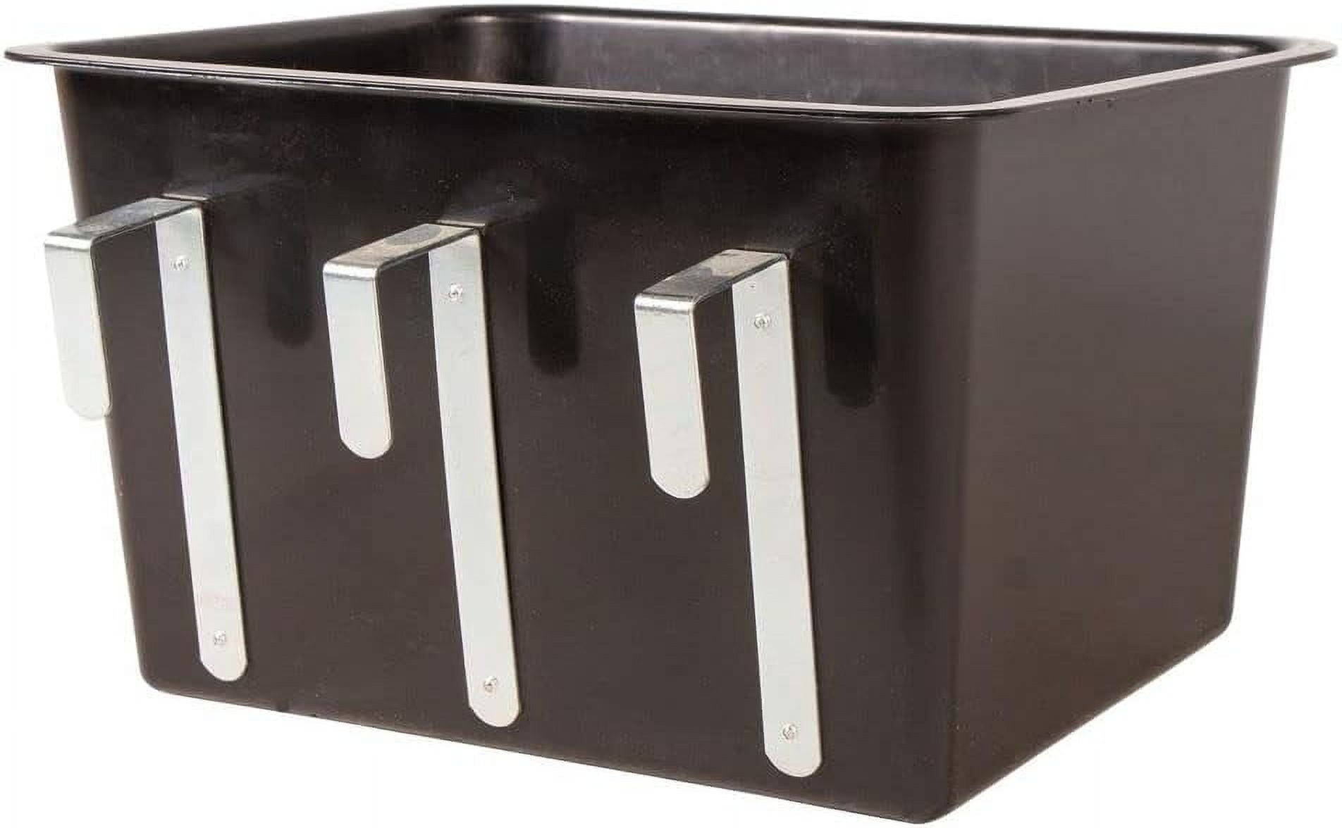 Large Bucket with Hanging Arms 8 Gallons | Color Black | Universal Feed ...