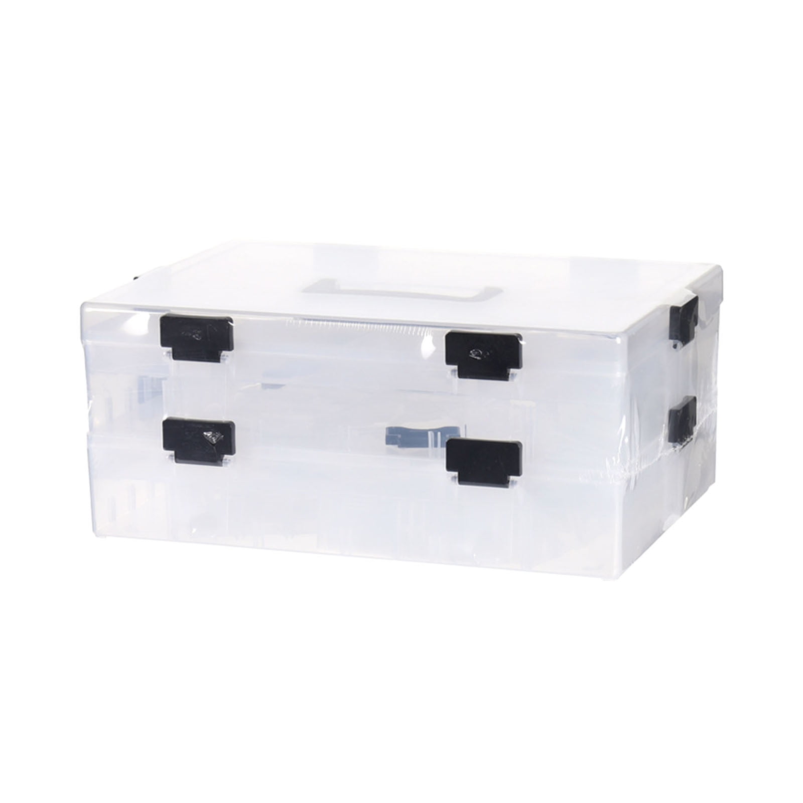 Large Building Block Storage Box with Buckle, Stackable Detachable Toy ...