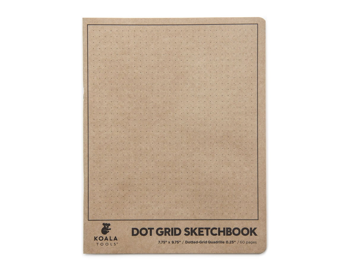 Large Bullet Notebook with 1/4” Dotted Grid – Bullet Notebook – 7.75” x ...