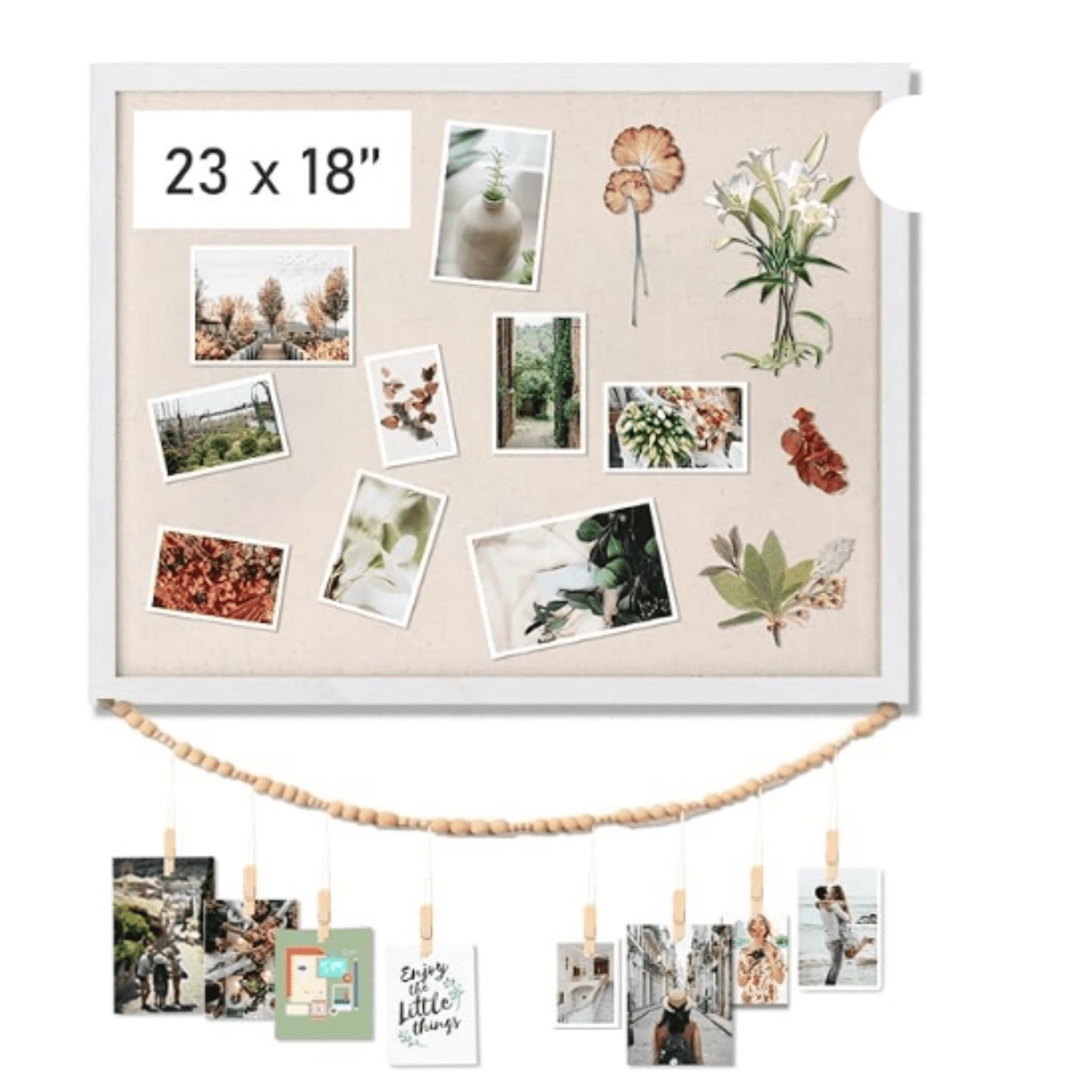 Large Bulletin Board, 23 x18 Cork Boards for Walls with Frame, Display ...