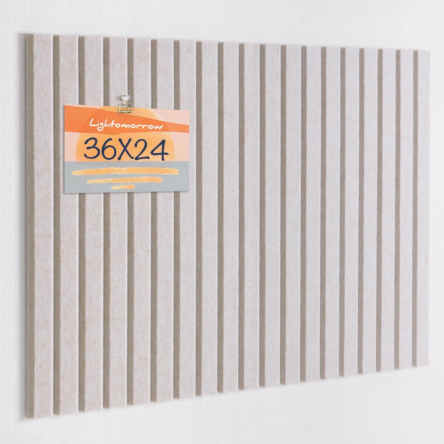 Large Bulletin Board, 48 x 36 inches Felt Board Decorative Pin Board, 4 ...