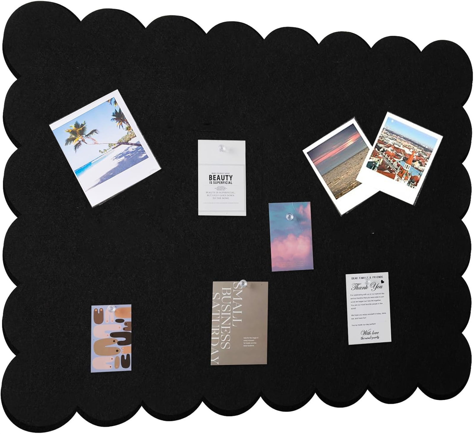 Large Bulletin Board,Bexikou Foldable 24x36 Inches Cork Board ...